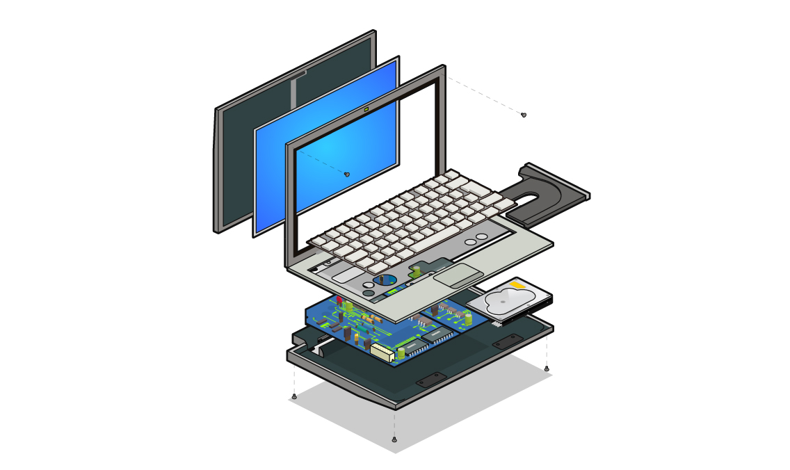 Datorn - läromedel till lektion i teknik åk 7,8,9
